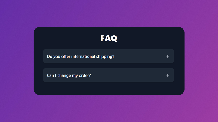 5 free FAQs HTML templates for your next project